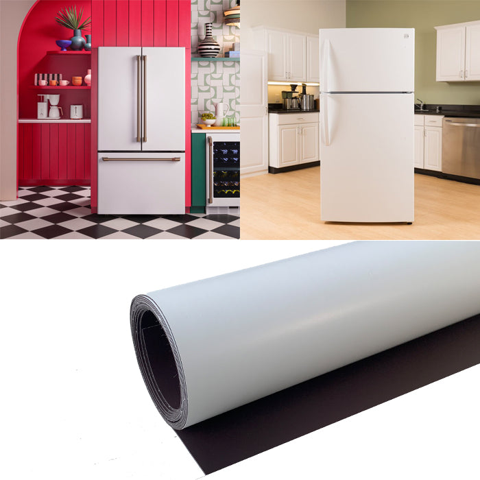 Magnetic White Refrigerator Skin Cover Panel Wraps | USA Made – Best ...